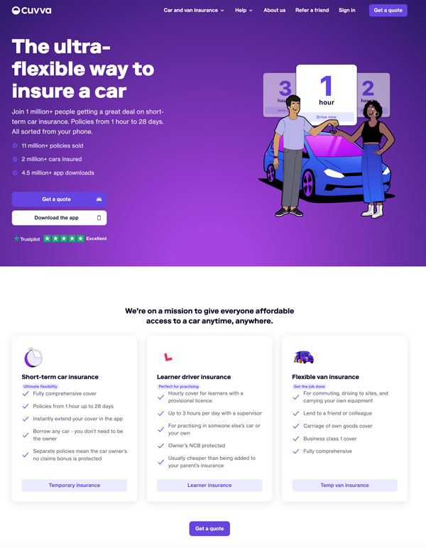 The UKs best temporary car insurance providers compared